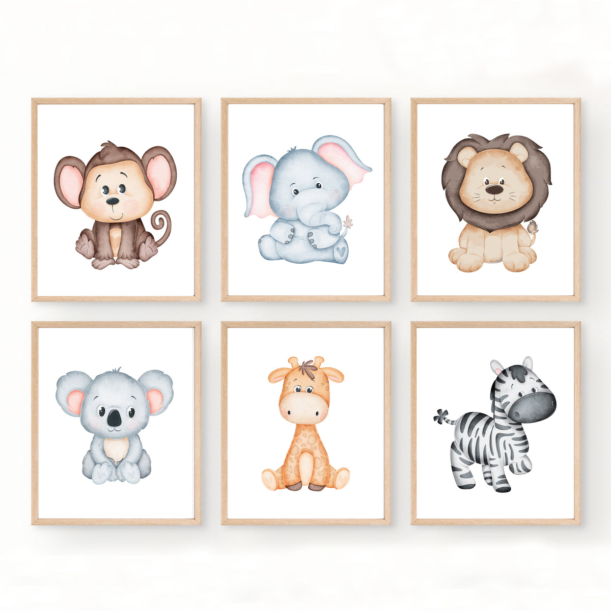 Cutie Jungle Frames Set | The Tiny Trove